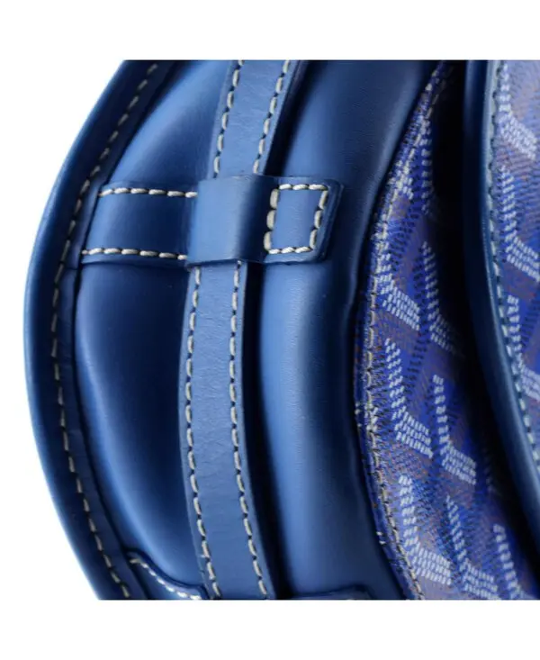 Goyard Pm Belvedere Ii Messenger Bag Coated Canvas - Blue
