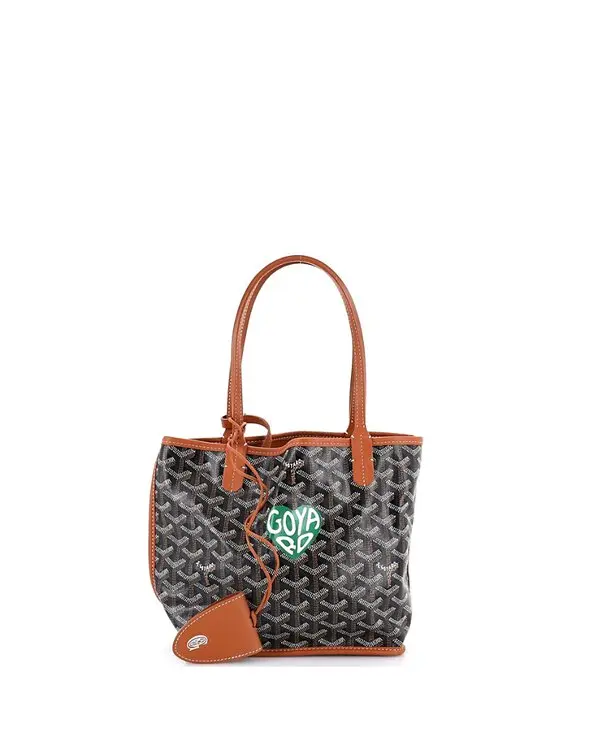 Goyard Anjou Reversible Tote Printed Coated Canvas - Brown