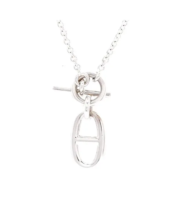 Hermès Chaine D'ancre Pendant Necklace 16 - Sterling Silver