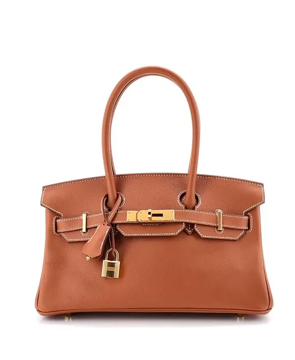Hermès 29 Shoulder Birkin Bag Evercolor - Brown