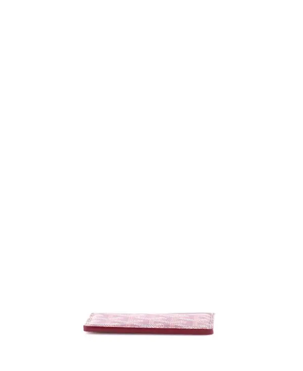 Goyard Saint Sulpice Card Holder Coated Canvas - Red