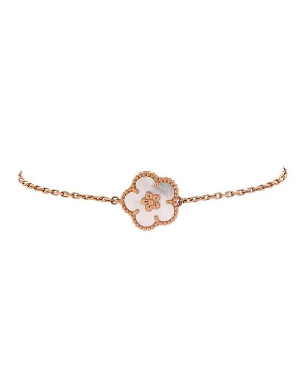 VAN CLEEF & ARPELS Lucky Spring Plum Blossom Bracelet - Gold