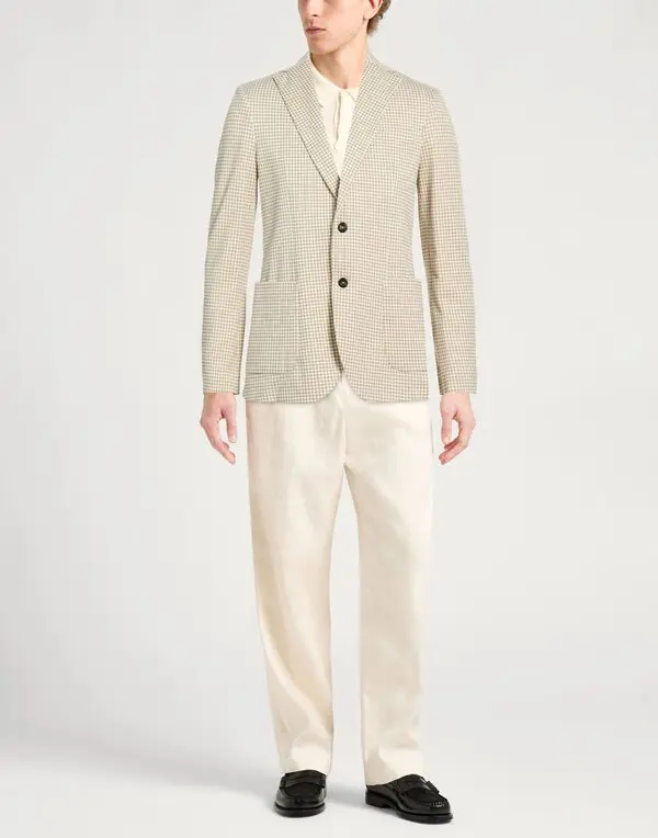 CIRCOLO 1901 Blazer Size Cotton, Elastane - Beige