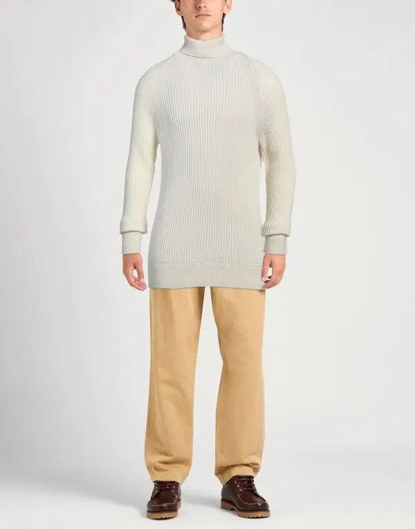 ZANONE Virgin Wool Ribbed Knit Turtleneck