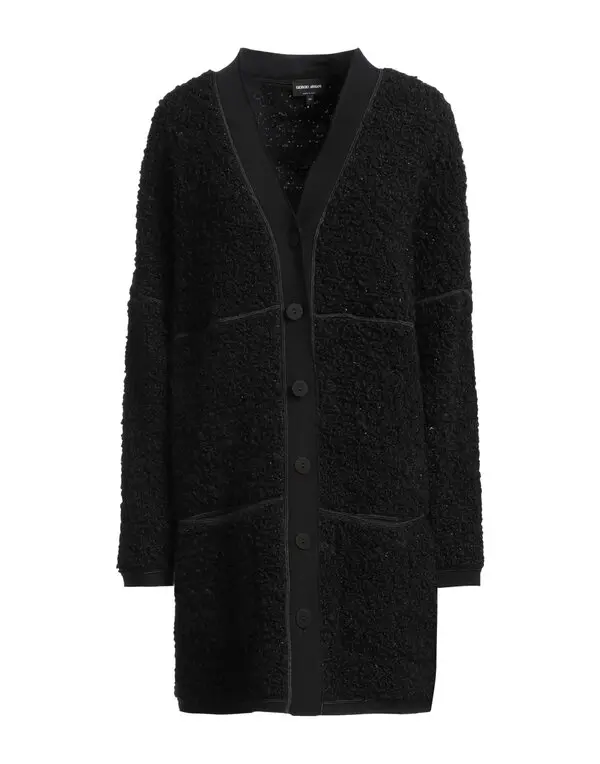 Giorgio Armani Cardigan In Virgin Wool And Polyamide