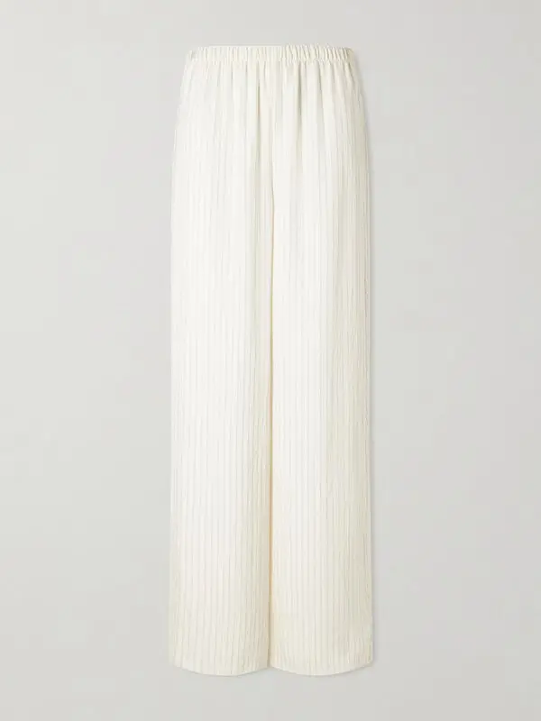 Theory Striped Wide-leg Pants