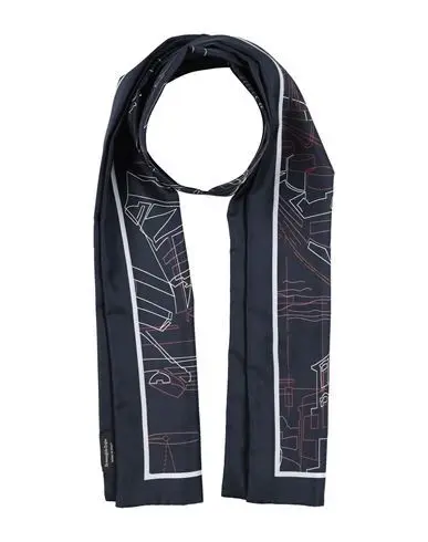 Zegna Scarf Midnight Silk - Blue
