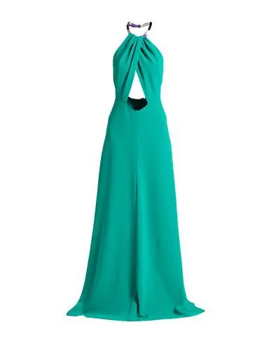 Emilio Pucci Emerald Polyester Elastane Silk Maxi Dress