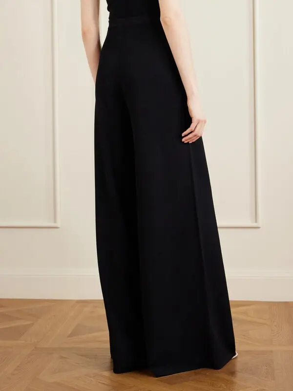 Ralph Lauren Mid-rise Wide-leg Crepe Pants