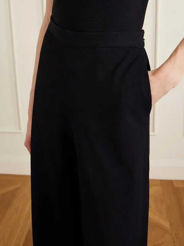 Ralph Lauren Mid-rise Wide-leg Crepe Pants