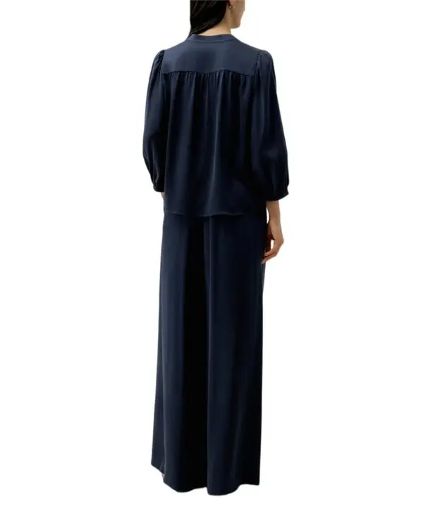 Lilysilk Silk Suede V-neck Blouse