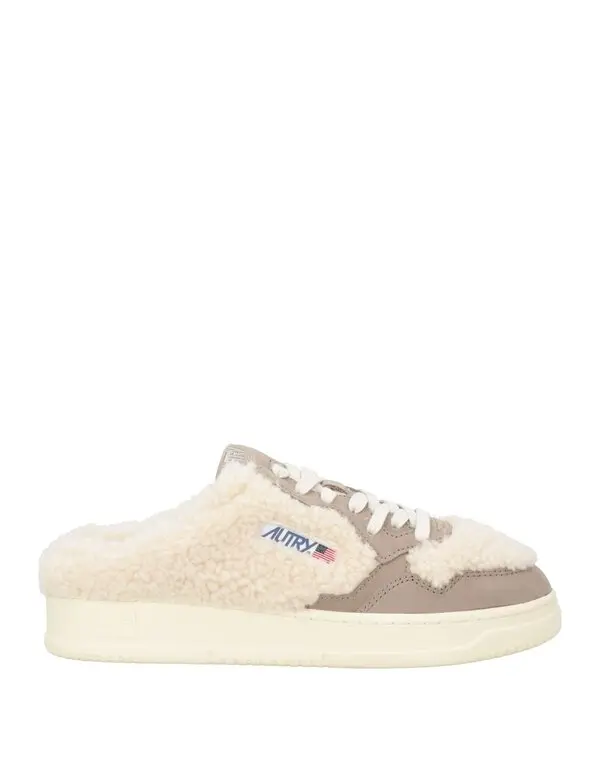 AUTRY Leather & Shearling Sneakers