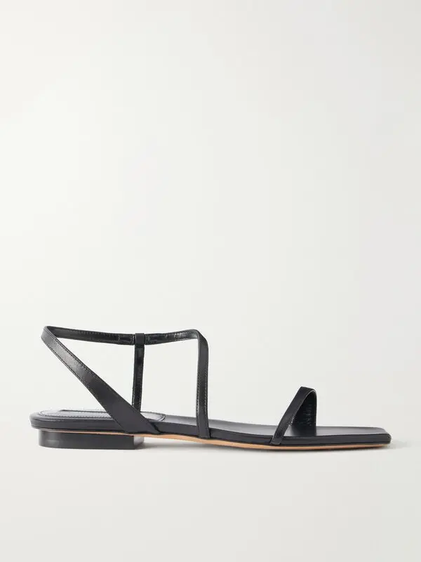 EMME PARSONS Delice Leather Sandals - Black