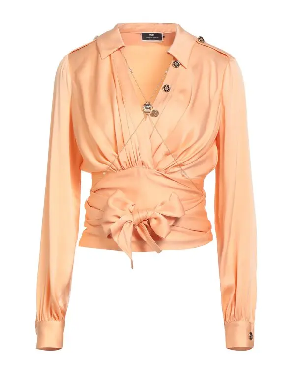 Elisabetta Franchi Wrap Top With Appliqués