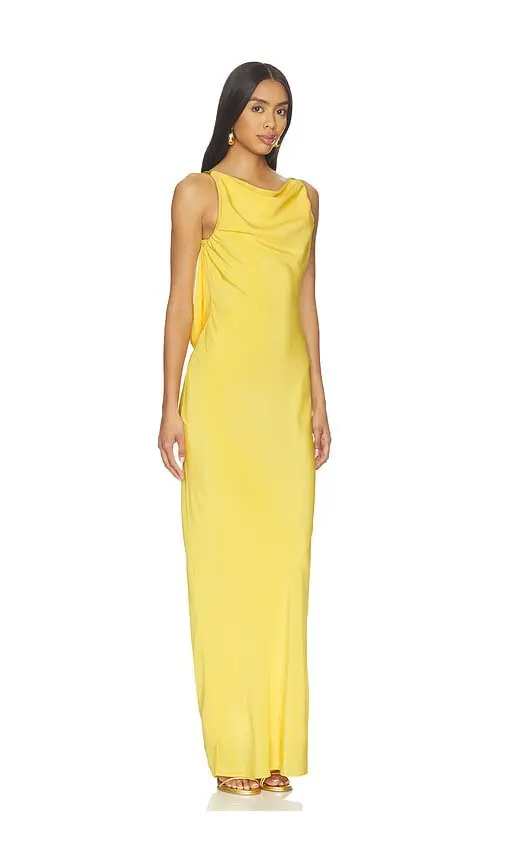 Cult Gaia Celestina Silk Maxi Dress