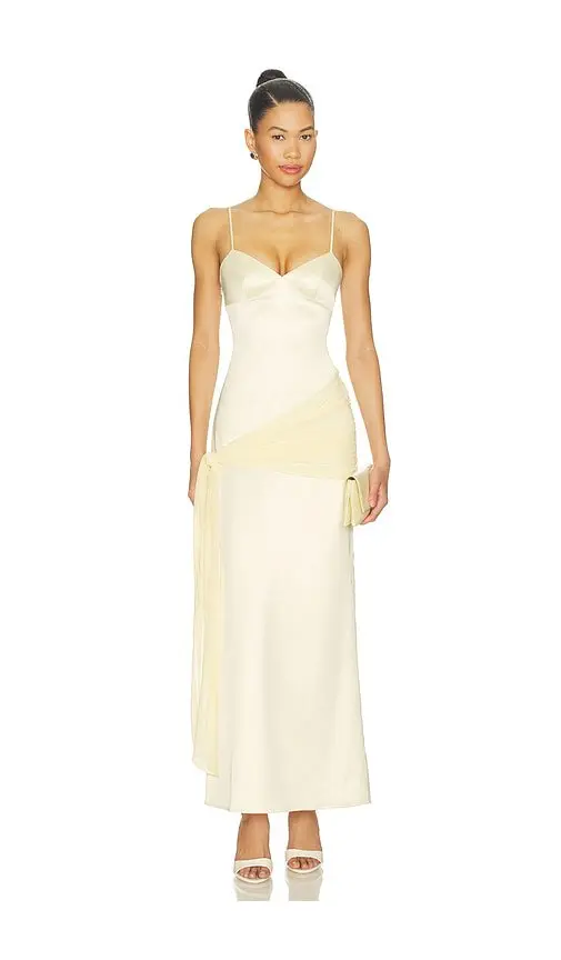 Majorelle Emmie Gown - Butter Yellow