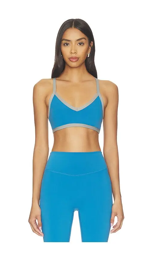 FORM V Neck Y Bra In Blue - Waves & Slate