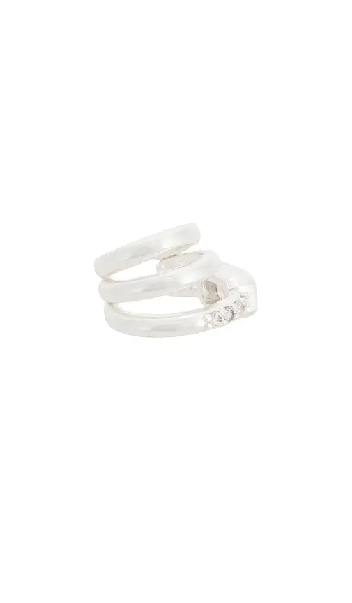 Ettika Cluster Ear Cuff - Silver