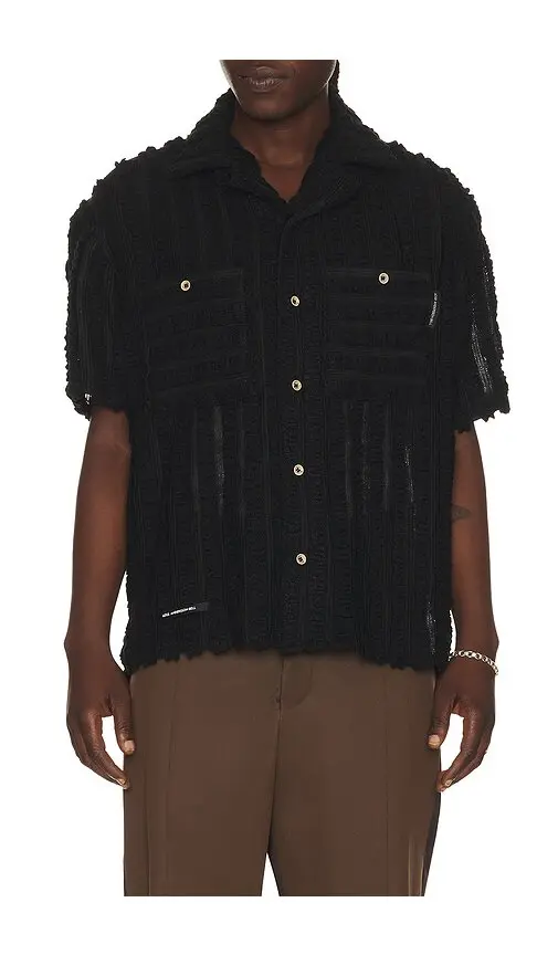 Andersson Bell Kenley Knitted Open Collar Shirt