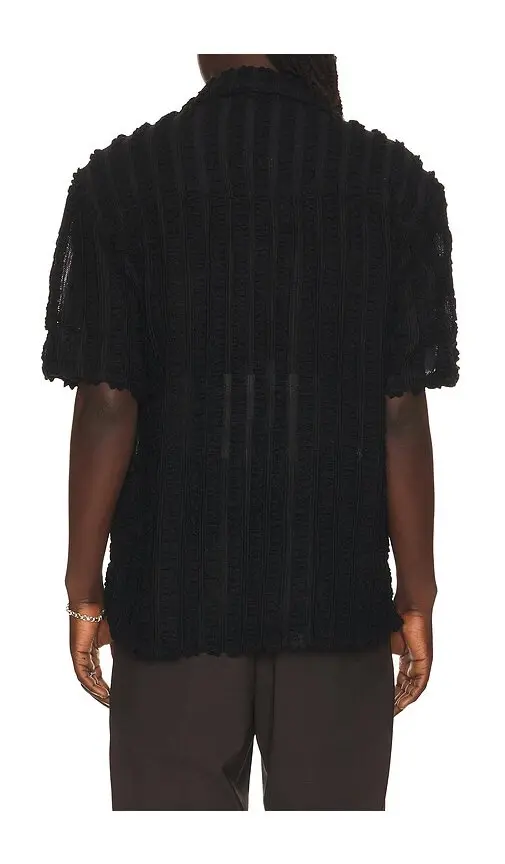 Andersson Bell Kenley Knitted Open Collar Shirt