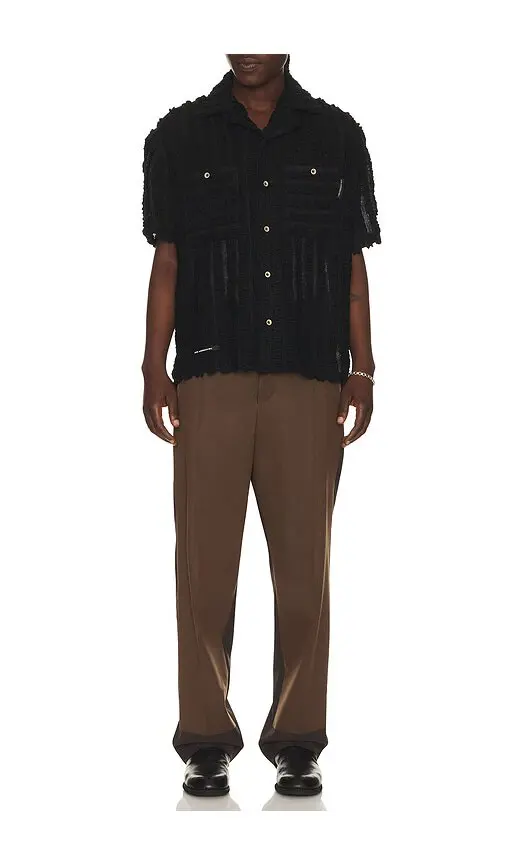 Andersson Bell Kenley Knitted Open Collar Shirt