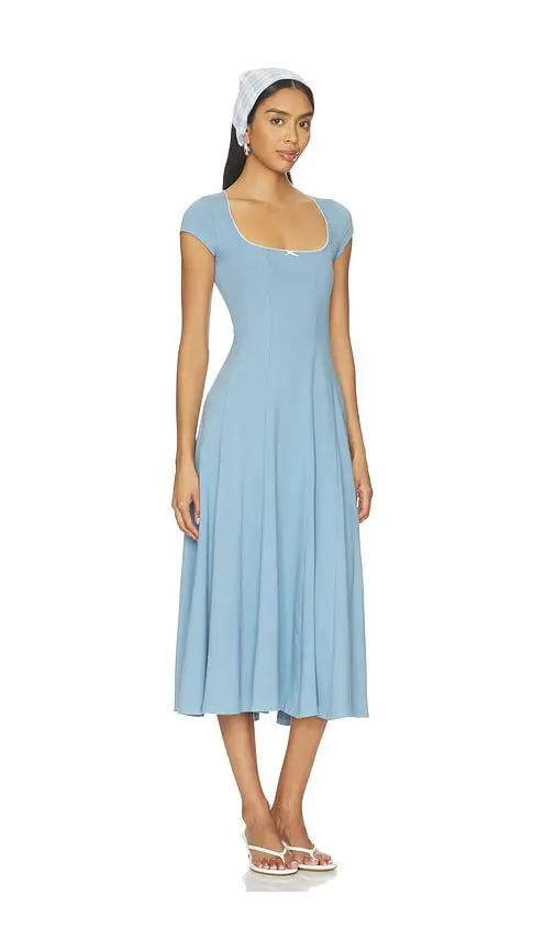 RAT BOI Bow Detail Jersey Dress
