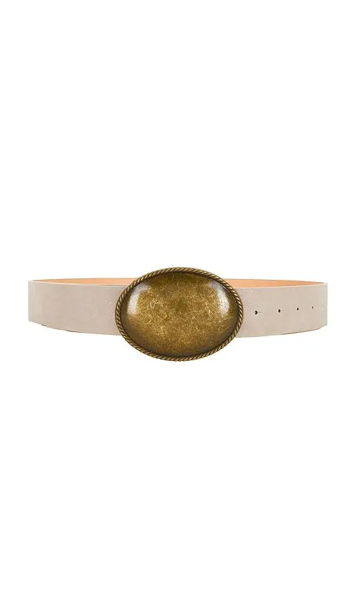 8 Other Reasons Belt With Gold-tone Buckle - Taupe