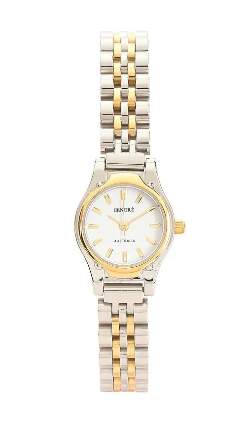 CENDRE Isobel Watch In Cream - Two Tone