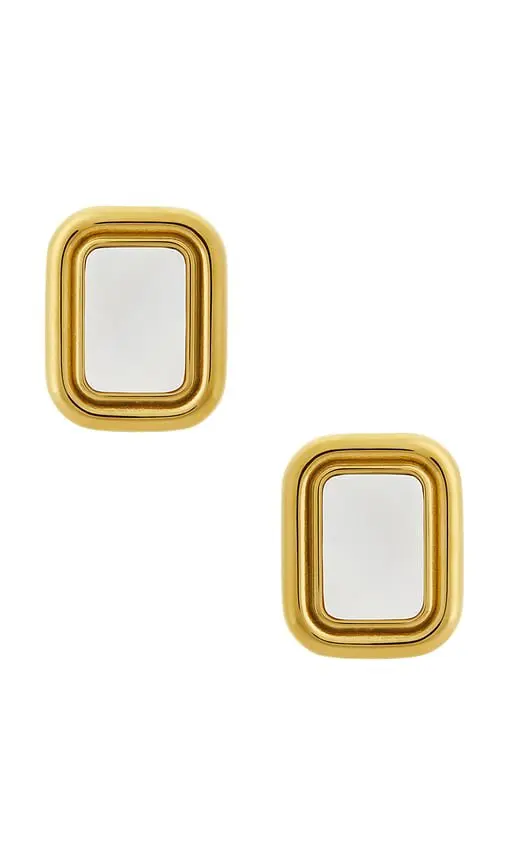 CENDRE Leea Earrings In Metallic - Gold