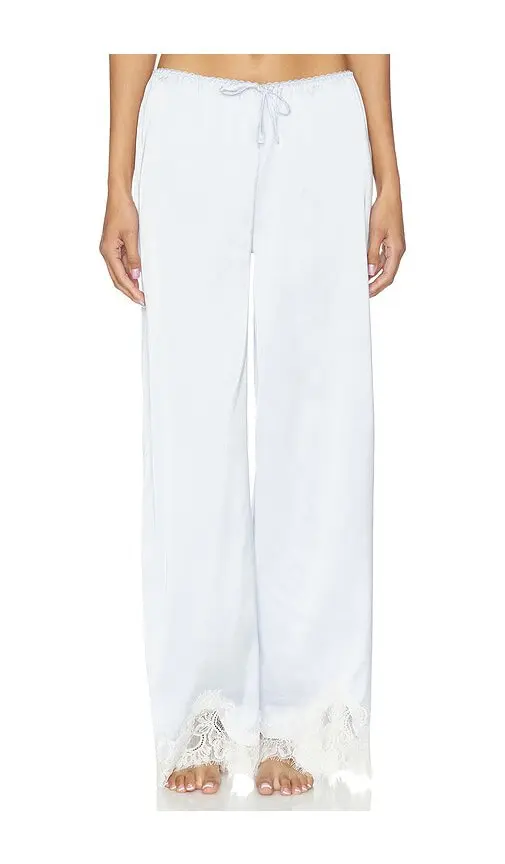 KAT THE LABEL Olivia Pant In Baby Blue - Cinderella