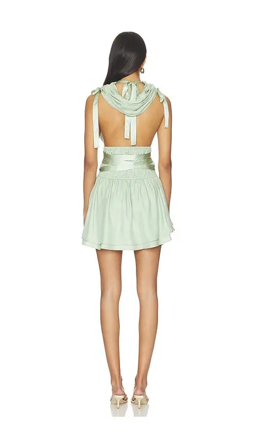 Women's Sage Green Silk Dresses