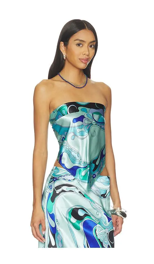 MORE TO COME Tavianah Scarf Top
