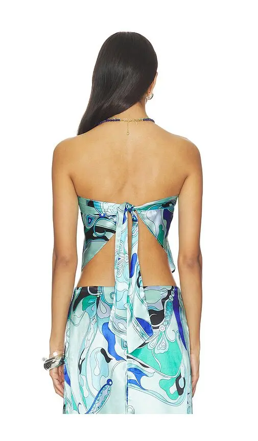 MORE TO COME Tavianah Scarf Top