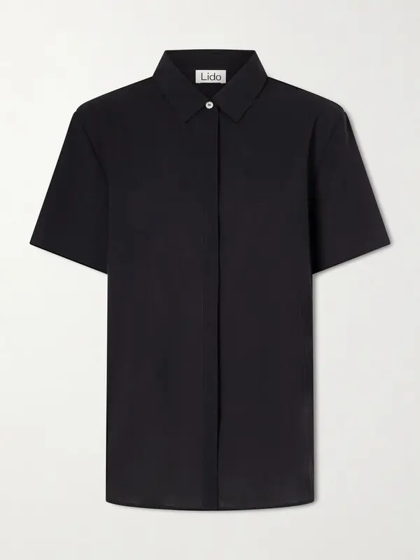 LIDO Cotton Shirt - Black
