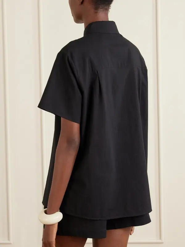 LIDO Cotton Shirt - Black