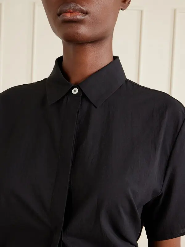 LIDO Cotton Shirt - Black