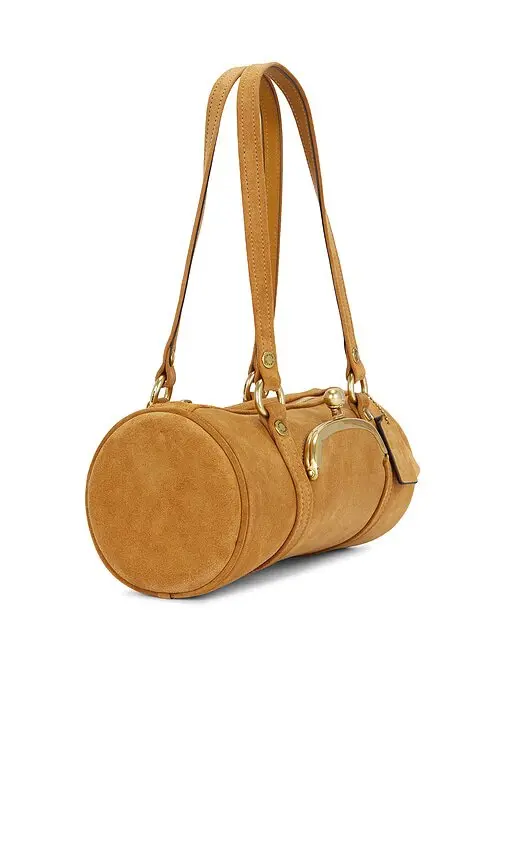 COACH Originals Kisslock Barrel Bag 28 - Caramel