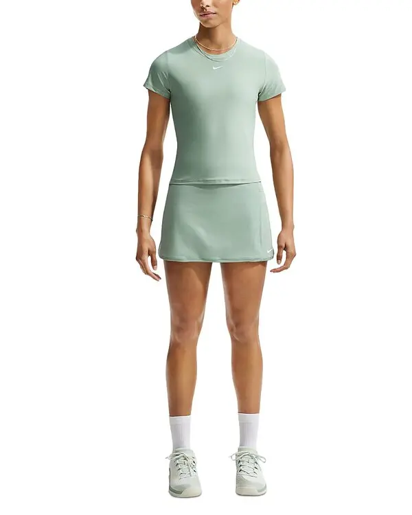 Nike Victory Dri-fit Short Sleeve Tennis Top - Steam/white