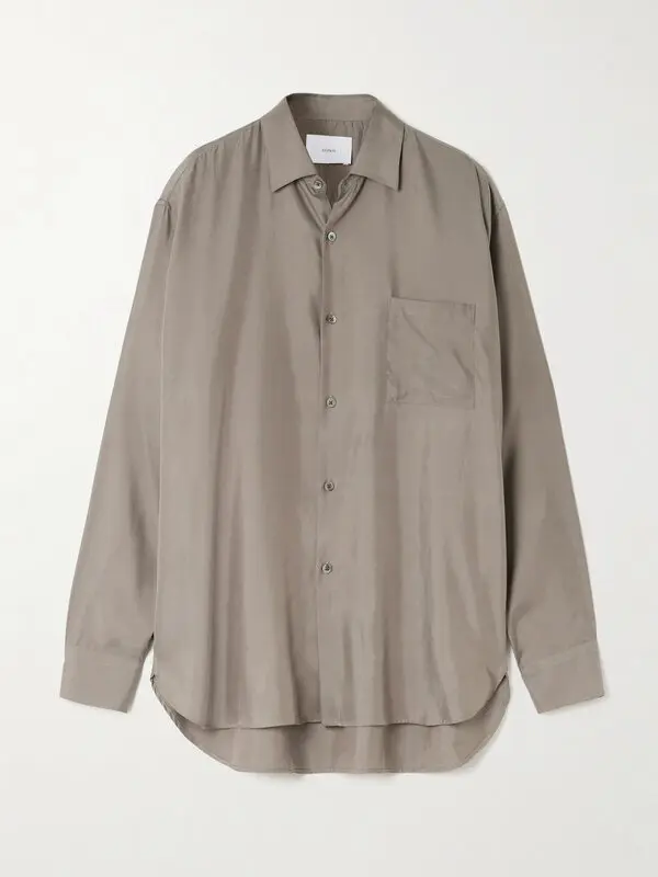 SSSTEIN Twill Shirt - Brown