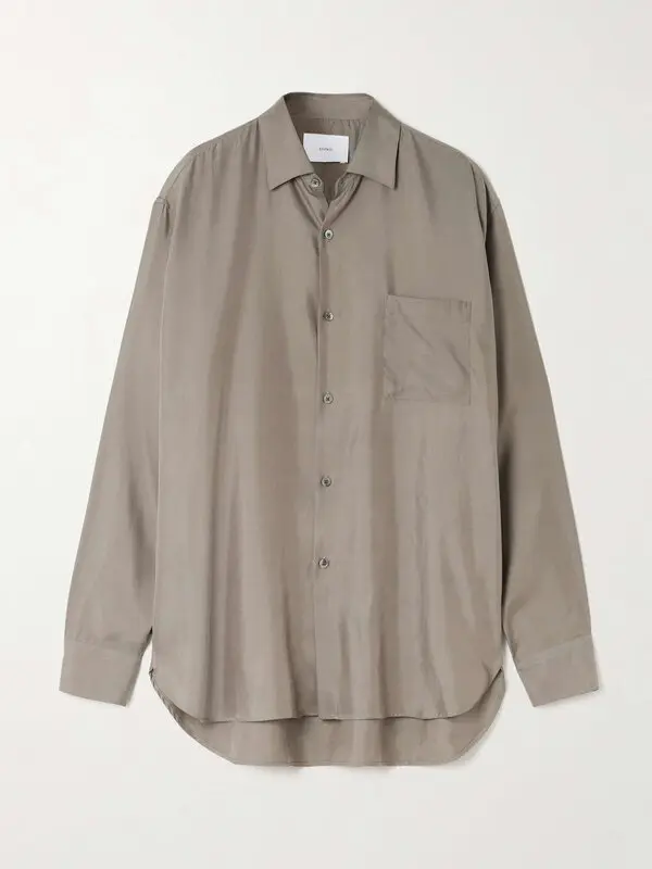 SSSTEIN Twill Shirt - Taupe