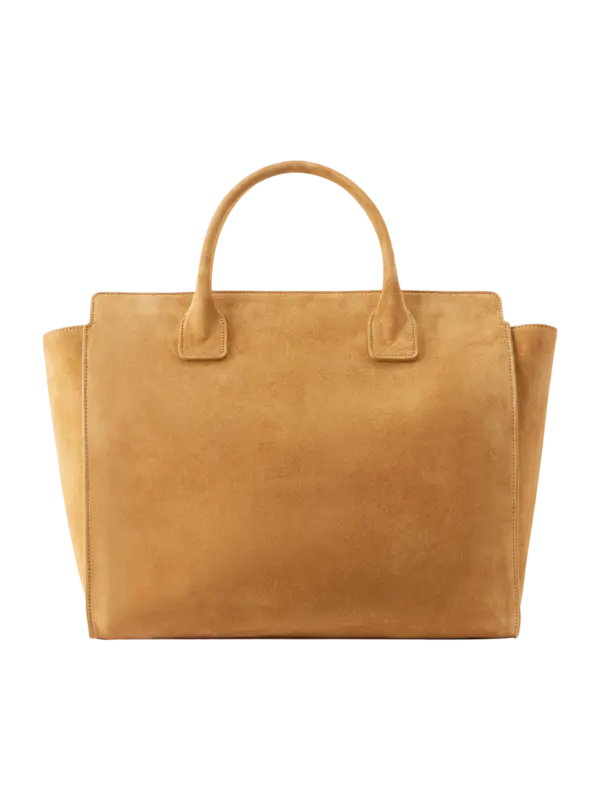 NILI LOTAN Bianca Suede Tote - Brown