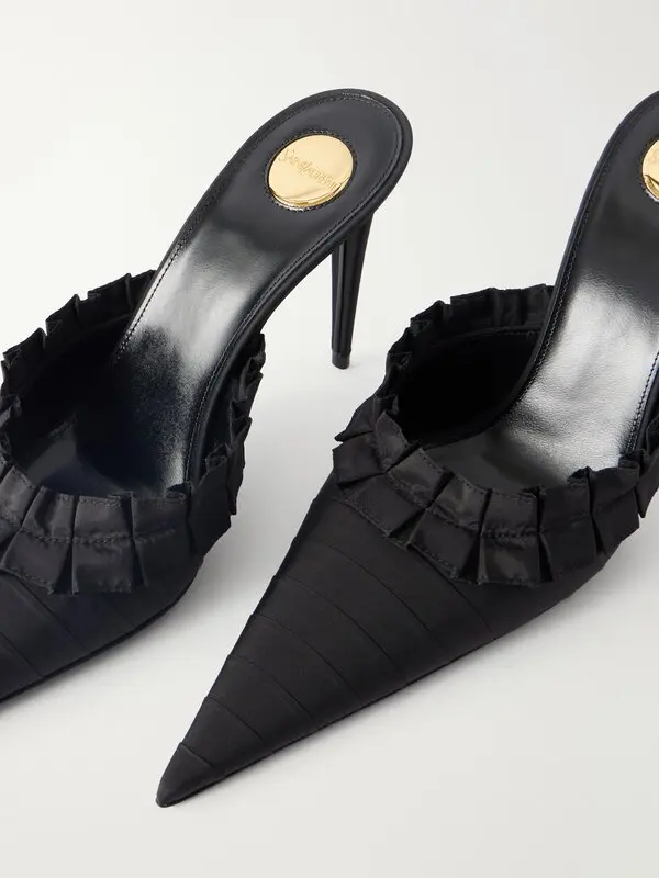 Saint Laurent Madeleine 95 Taffeta Pumps