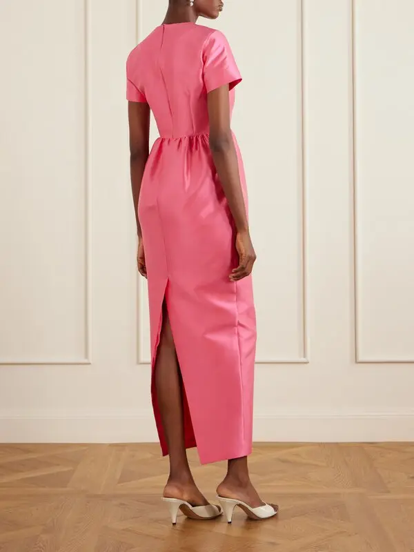 Bernadette Lexi Silk-blend Gown - Pink