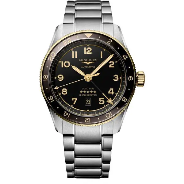 LONGINES Spirit Zulu Bracelet Watch - Black