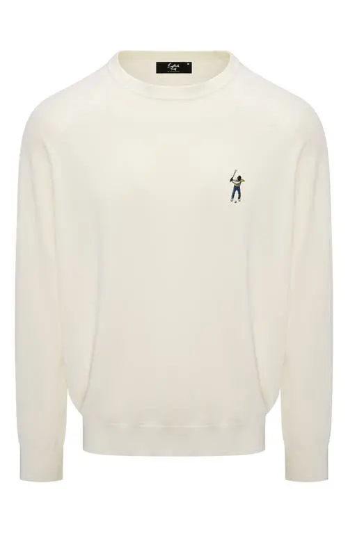 EASTSIDE GOLF Links Embroidered Sweater - Jetstream