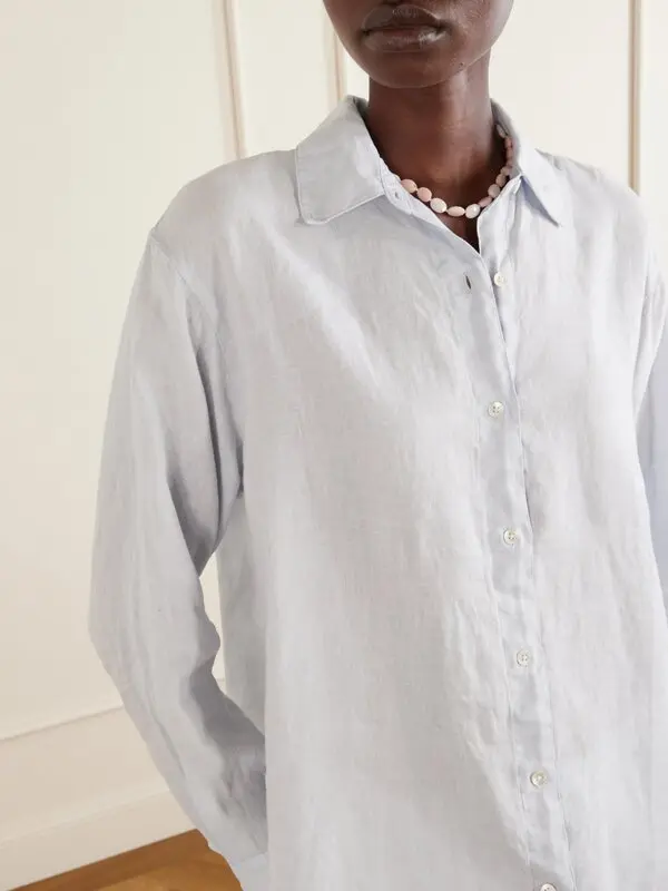 JAMES PERSE Linen-canvas Relaxed Shirt
