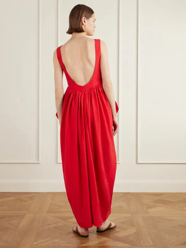 RÓHE Woven Midi Dress
