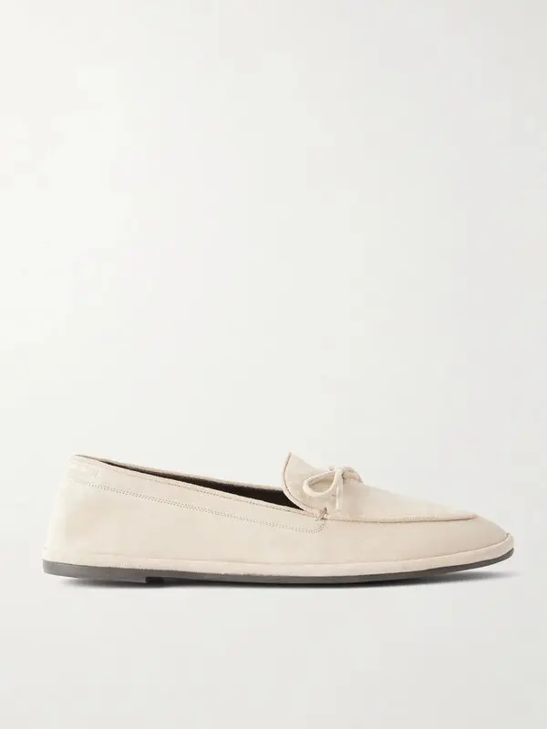 EMME PARSONS Parker Suede Loafers - Neutrals