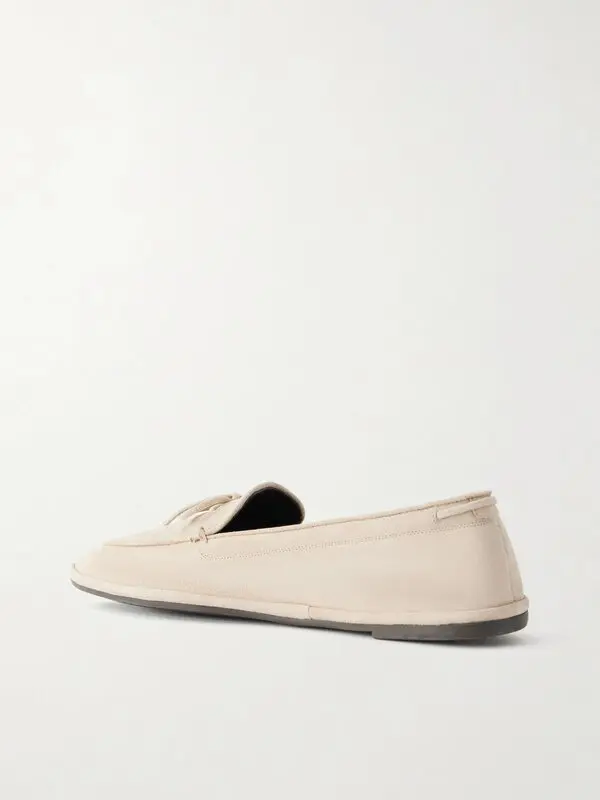 EMME PARSONS Parker Suede Loafers - Neutrals