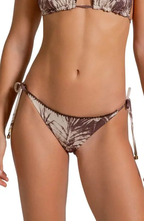 Cosita Linda American Fit Side Tie Bikini Bottom - Coffee Bean
